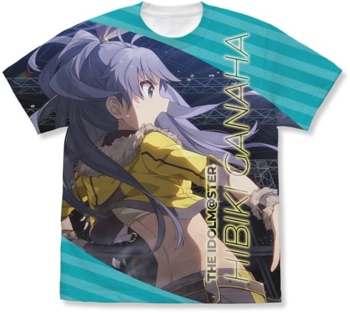 Sunshine Bright Ganaha Hibiki + Full Graphic T-shirt White L Size "idol ...