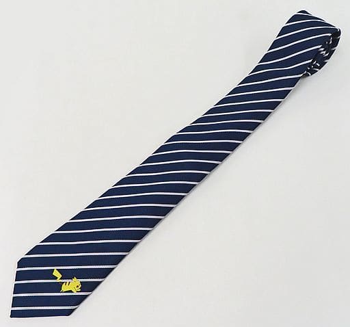 Pikachu Necktie Navy x White Stripe Pattern "Pocket Monsters" | Goods ...