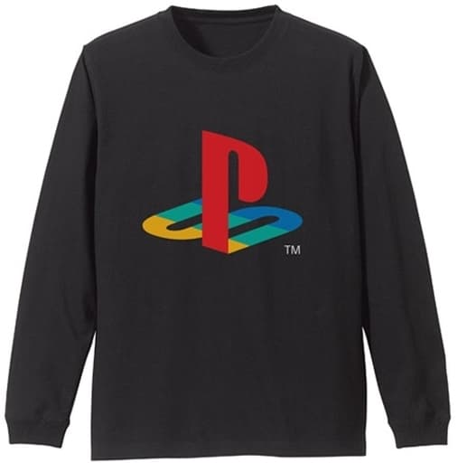Clothing First Generation PlayStation Sleeve Rib T-Shirt Black L Size ...