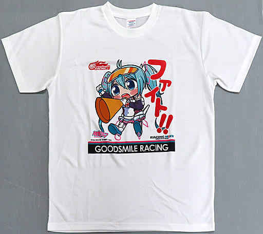 Racing Miku Frog DX Stamp Ver. Circuit T-Shirt White L Size "Racing ...