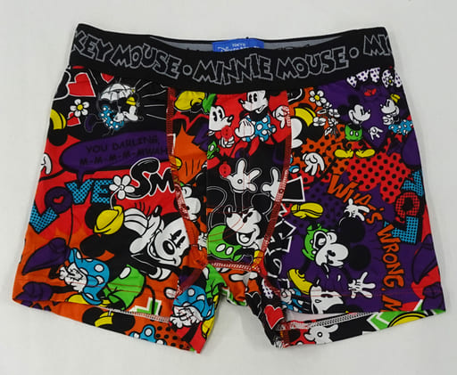 Clothing goods Mickey Mouse & Minnie Mouse Boxer Shorts Full Color M ...