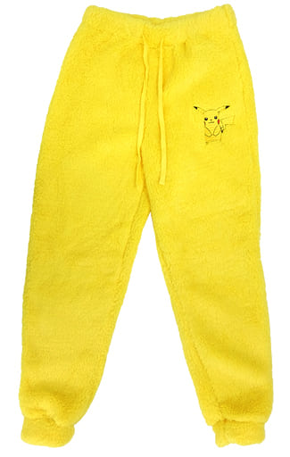 Pikachu Fluffy Long Pants Yellow S Size "Pocket Monsters ×aimerfeel ...