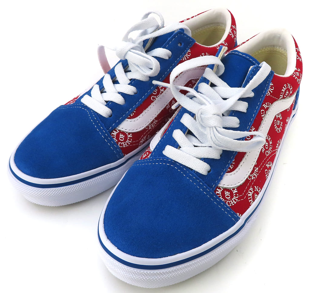 駿河屋 - BUMP OF CHICKEN OLD SKOOL ブルー×レッド 23.5cm 「BUMP OF CHICKEN×VANS」 第 ...