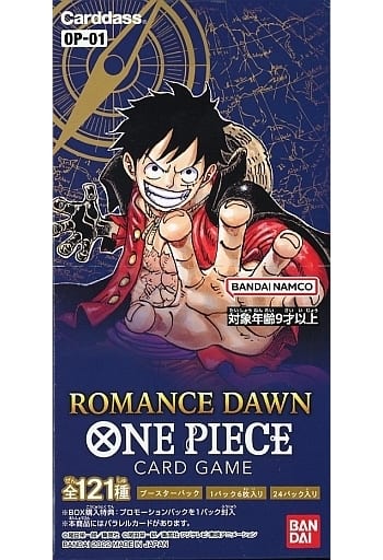 Torayca [BOX] ONE PIECE Card Game Booster Pack ROMANCE DAWN [OP-01] | Toy Hobby | Suruga-ya.com