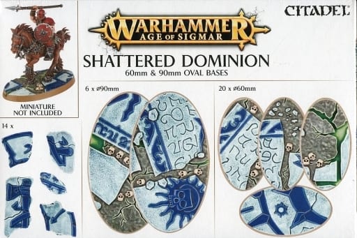 Miniature game シャッタード DOMINION 60 & 90 mm Oval Base 「 Warhammer Age of ...