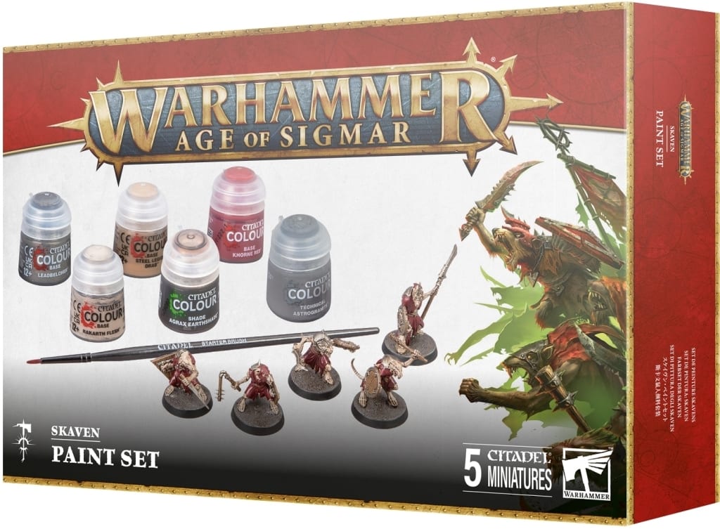 駿河屋 - スケイヴン+ペイントセット 日本語/中国語版 「ウォーハンマー エイジ・オヴ・シグマー」 (Skaven + Paint Set ...