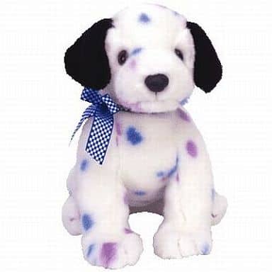 Plush toy Dog (Dizzy) / Black Ear / 2-Color Spotted Plush toy Beanie ...