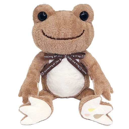 Pickles (Mocha) Scrunchie Series Plush toy (M) 「 pickles the frog ...