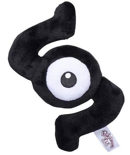 Unown (S) Pokemon fit Plush toy "Pocket Monsters" Pokemon Center only ...