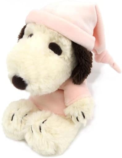 Plush toy Snoopy (pajamas / light pink) Fluffy Plush toy "PEANUTS ...
