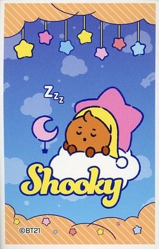 SHOOKY (Pajamas) "BT21 Decorative Sticker with Gum" | Goods ...
