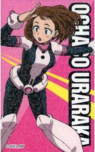 Food toy stickers and stickers Ochaco Uraraka "Wafer Chocolate MY HERO ...