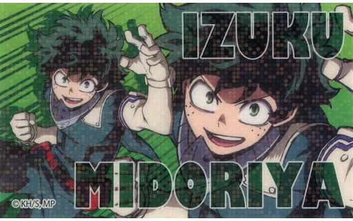 Food toy stickers and stickers Izuku Midoriya "Wafer Chocolate MY HERO ...