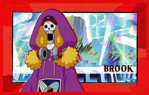 Food toy stickers and stickers Brook / Yoko "ONE PIECE FILM RED Deco ...