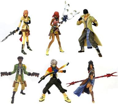 Set of 6 Kinds 「 FINAL FANTASY XIII Elixir with Trading Arts Mini ...