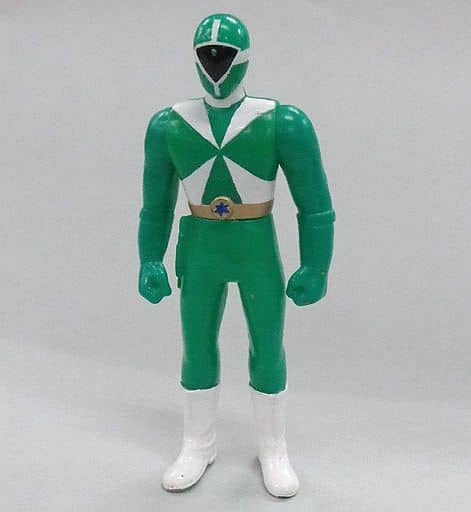 Food toy trading figure 3) Go Green "Kyukyu Sentai Go Go Five" | Goods ...