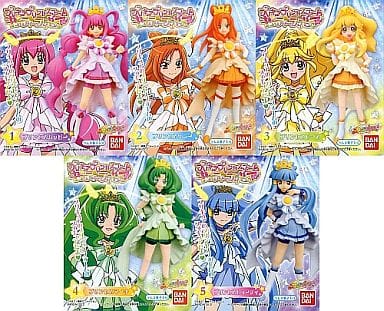 Food toy trading figure Set of 5 Types "SMILE PRECURE! Princess Form ...