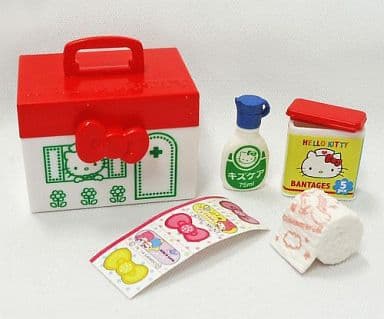 Food toy trading figure 3. First Aid Kit 「 Hello Kitty Minna no ...
