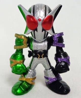 Food toy trading figure KAMEN RIDER W Cyclone Joker Extreme "THE Kamen ...