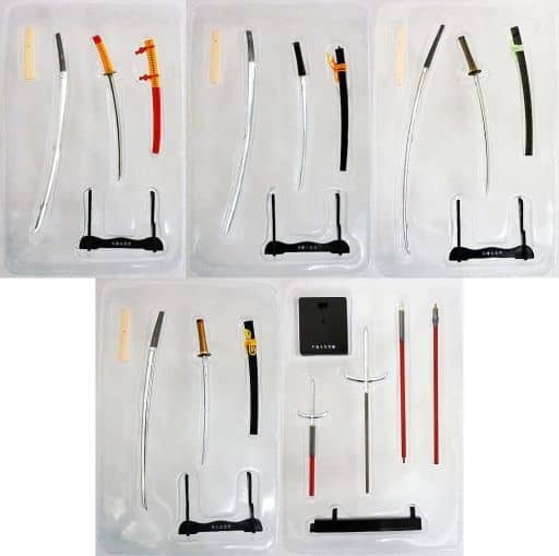 Food toy trading figure Set of 5 Types 「 Famous Sword Shiko Nakada ...