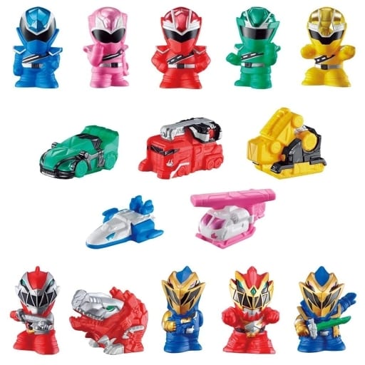 Food toy trading figure Set of 15 items "Super Sentai Kids" | Goods ...