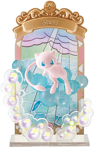 Food toy trading figure 2. Mew 「 Pocket Monsters STAINED GLASS ...