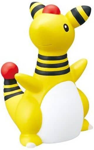 Food toy trading figure 6. Ampharos "Pokémon Kids Project Mu U hen ...