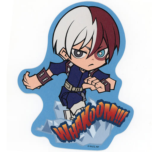 Food toy trading card [Secret] Shoto Todoroki / Deformed "MY HERO ...