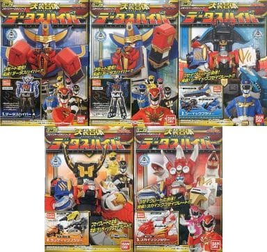 Food toy plastic model 5-Type Set "MINIPLA Tenso Sentai Goseiger : Sky ...