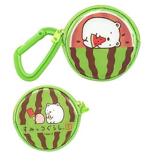 Toy goods 1. Shirokuma 「 Sumikogusuri Suika Pouch 」 | Goods ...