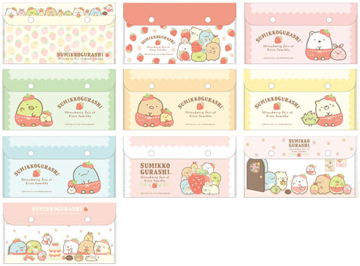 10-Variety Set "Sumiko Garashi Strawberry Mask Pouch" | Goods ...