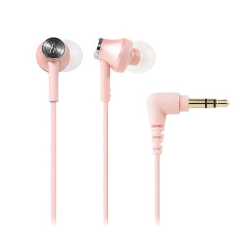 Audio-technica Inner Ear Headphones (Pink) [ATH-CK350M PK] | Electric ...