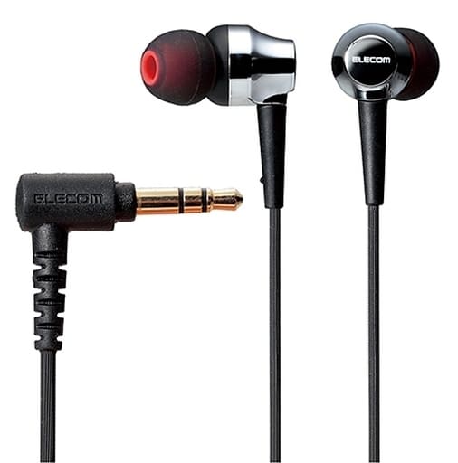 ELECOM High-Resolution Earphones EHP-RH1000A (Black) [EHP-RH1000ABK ...
