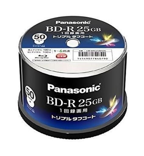 Panasonic Recording BD-R DL 4 x 25 gb 50 Sheets Pack [LM-BRS25M50S] | Electric appliances ...