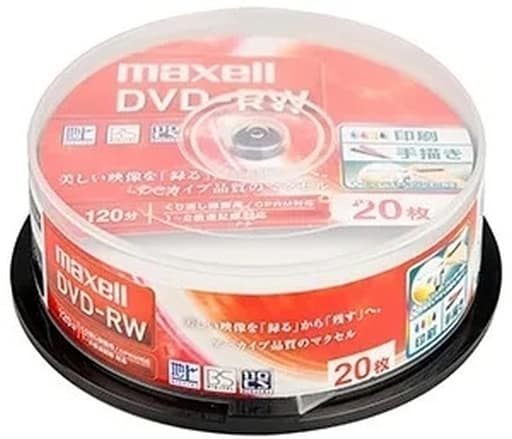 DVD-RW for Maxell Recording (1 ~ 2X Supported) DW120WPA. 20 SP ...