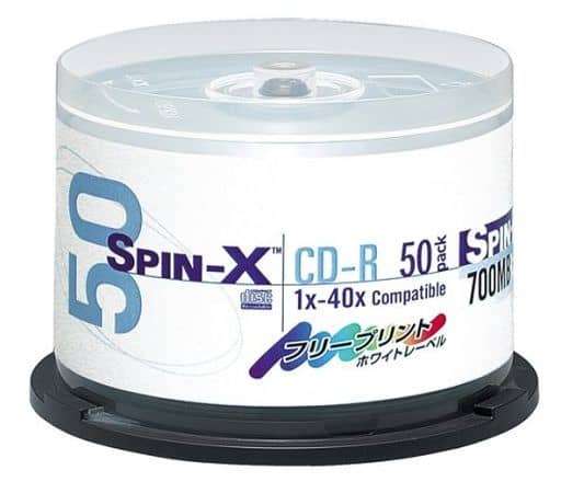 CD-R SPIN-X 40 x Speed 700 mb 50 Sheets Pack [CDR80Z SPPX50] | Electric ...