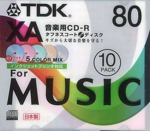 CD-R TDK Music CD-R for MUSIC 80 min 700 mb 10-Pack Pack [CD ...