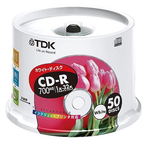 TDK Data CD-R 700 mb 32 x 50 Sheet Pack [CD-R80EWX50PS] | Electric ...