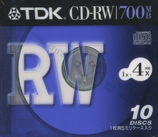 CD-RW 700 mb 4x-speed 10-pack for TDK Data [CD-RW80X10S] | Electric ...
