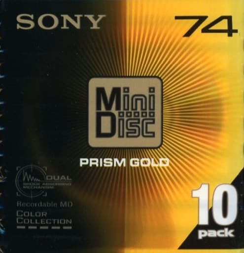 Sony Recording Mini Disc PRISM GOLD 74 min. 10-Disc Pack [10MDW74PRB ...