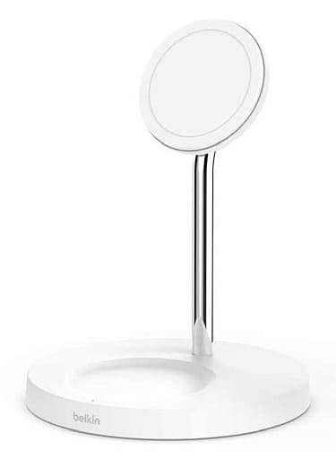 Belkin MagSafe 2-in-1 Magnetic Wireless Charging Stand BOOST CHARGE PRO ...