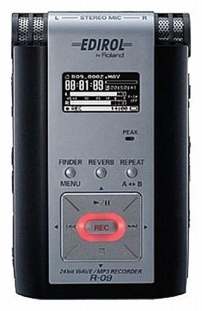 駿河屋 - ローランド EDIROL 24BIT WAVE/MP3 RECORDER (ブラック) [R-09]（ICレコーダー）