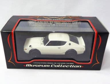 Minicar 1/43 Nissan Skyline 2000 GT-R KPGC110 Wide Wheel (White) "Museum Collection" [03116W ...