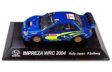 Minicar 1/64 IMPREZA WRC 2004 Rally Japan P. Solberg #1 (Blue) 「 Rally ...