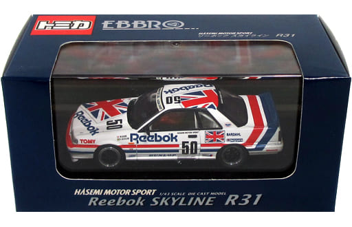 1/43 Reebok SKYLINE R31 #50 (White) 「 Tomica Ebro HASEMI MOTOR SPORT ...