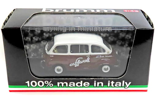 1/43 Fiat 600 Multtipura 1956 "CAFFERREL" famous chocolate brand [R595 ...