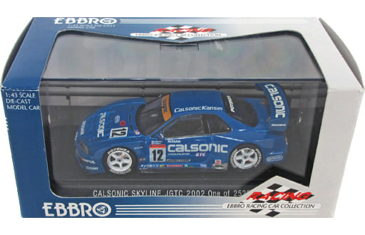 Minicar 1/43 CALSONIC SKYLINE JGTC 2002 BRIDGESTONE #12 (blue) 「 RACING ...