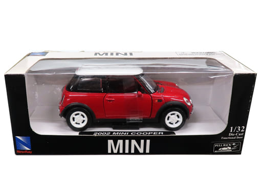 Minicar 1/32 2002 MINI COOPER (White x Red) Pull Back Car | Toy Hobby ...