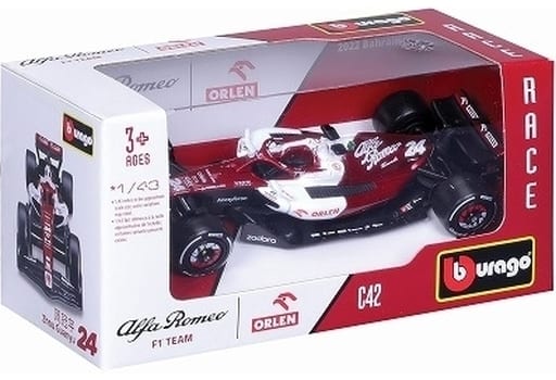 1/43 Alpha Romeo F1 Team Oren C42 (2022) G. Zhou #24 [BUR38067Z] | Toy ...
