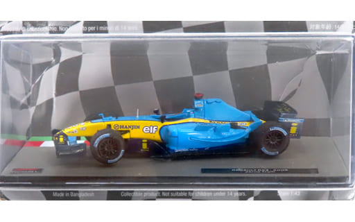 Minicar [Single Item] 1/43 RENAULT R24 2004 elf #7 (Light Blue x Yellow ...